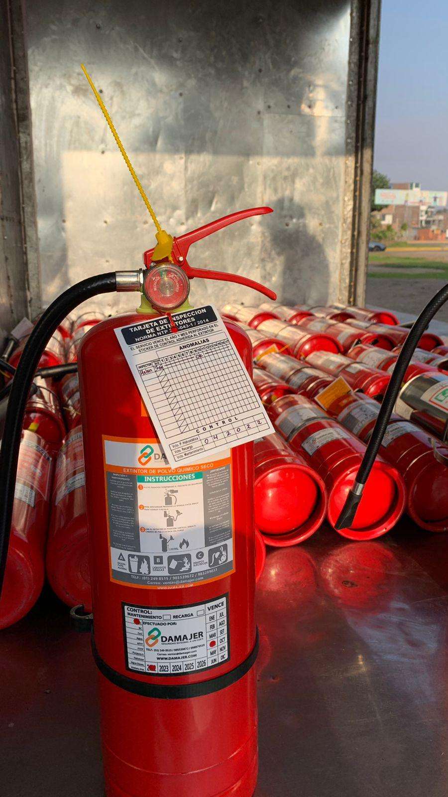 Recarga y Prueba Hidrostática de Extintores | Damajer.com