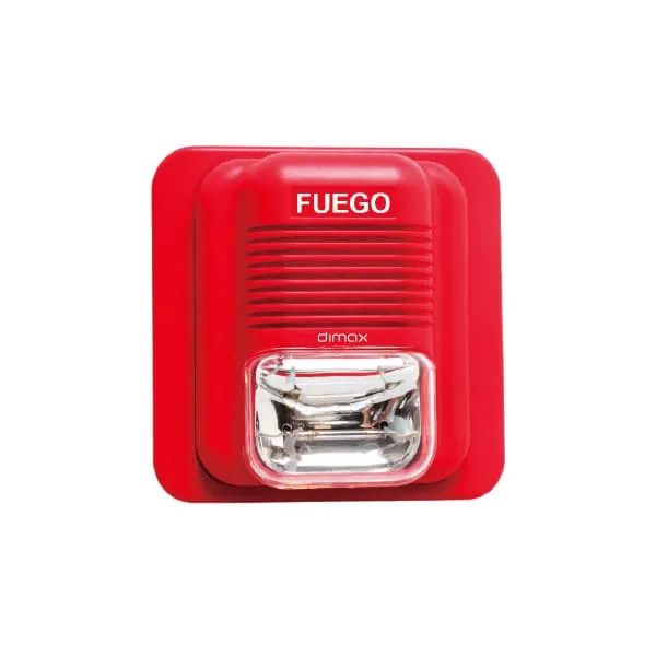 Sirena estrobo de 3 tonos Dimax | W030 | Damajer