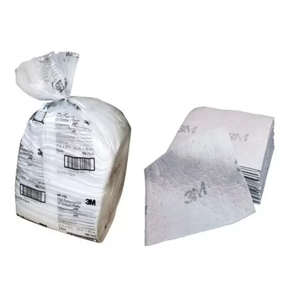 Paño Absorbente para Petróleo 3M™ HP-156, Alta Capacidad, 100/Caja ...